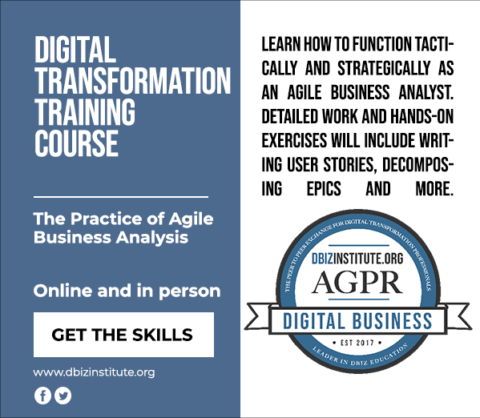 The Practice of Agile Business Analysis: Part 2 – Face-to-Face ...